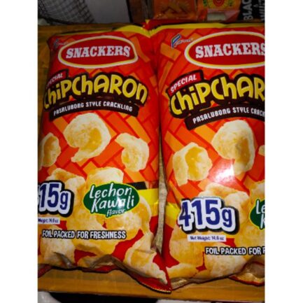 Snackers ChipCharon Lechon Kawali Flavor 415 g | Pinoyshopaholic