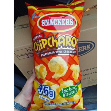 Snackers ChipCharon Lechon Kawali Flavor 415 g | Pinoyshopaholic